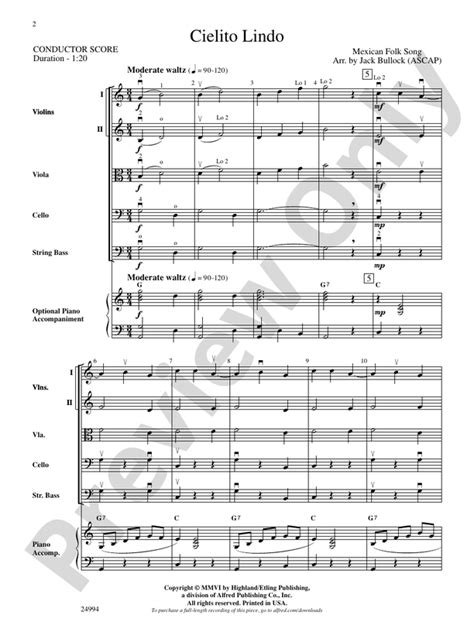 Cielito Lindo Guitar Chords