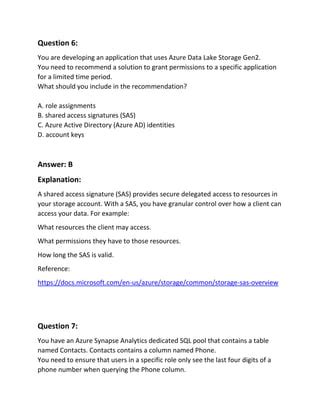 Azure Enterprise Data Analyst Dp Exam Dumps Pdf