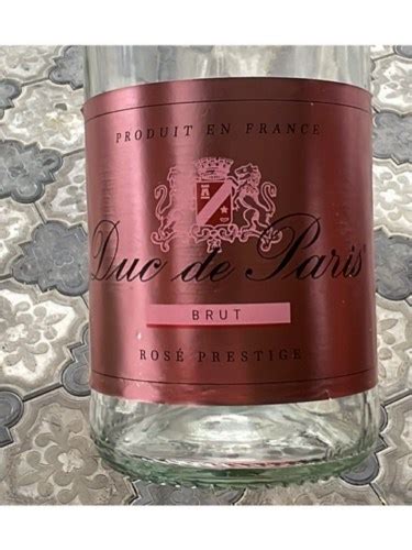 Duc de Paris Rosé Prestige Brut Vivino US