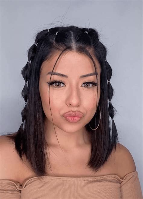Peinados Aesthetic Para Pelo Corto Y Largo Con Ligas Para Ir A La