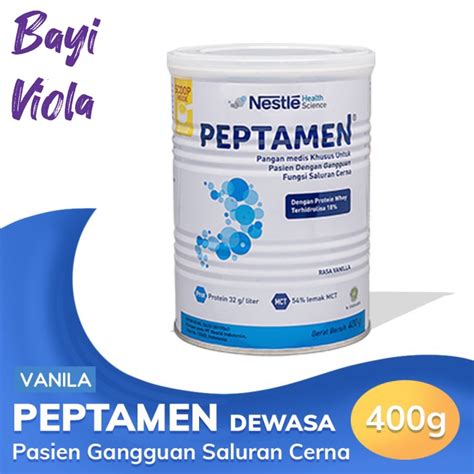 Jual Exp Feb 2024 Peptamen Dewasa Susu Minuman Bubuk 400 Gram 400gr 400