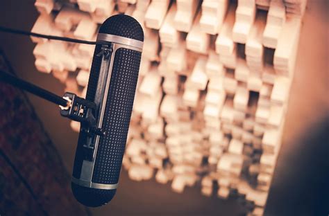 Premium Photo Audio Recording Studio Boom Microphone