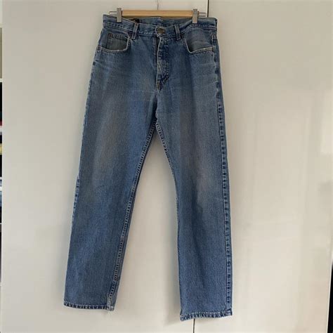 Vintage Lee Straight Leg Jeans Mid Wash Jeans In A Depop