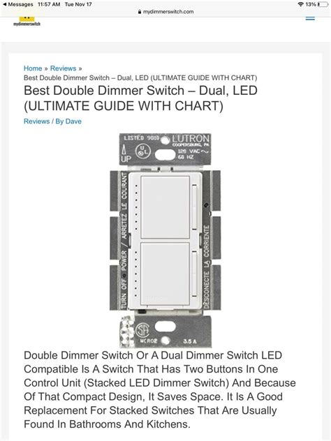 Led Dimmer Switch With Outlet
