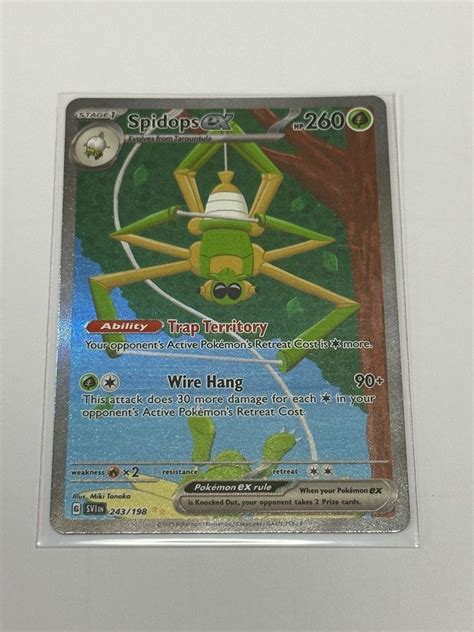 Pokemon TCG Scarlet Violet Spidops EX Alt Art Hobbies Toys Toys
