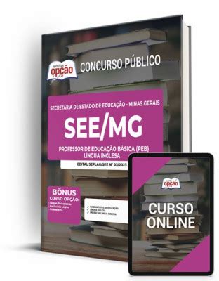 Apostila SEE MG Professor de Educação Básica PEB Língua Inglesa