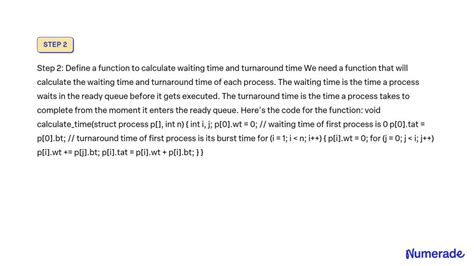 SOLVED Write A C Program To Implement Mentioned Process Scheduling