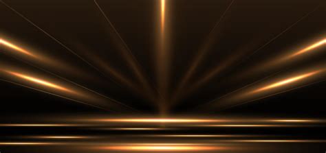 Elegant Golden Scene Diagonal Glowing With Lighting Effect Sparkle On