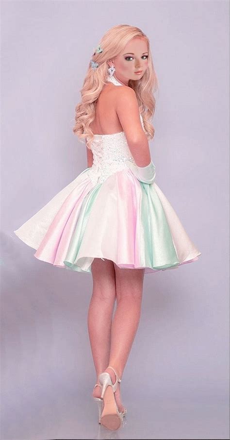 Pinterest In A Line Cocktail Dress Girly Dresses Transgender Bride