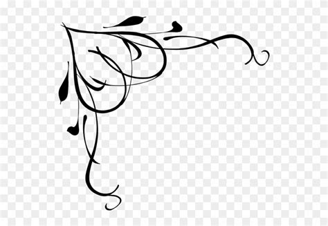 Free Corner Scroll Design Clip Art