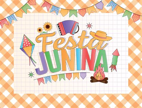 FREE Desenho De Bandeirinhas De Festa Junina Folha De Khondrion