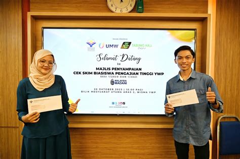Biasiswa Pengajian Tinggi YWP 29 Pelajar Syukur Terima Bantuan WilayahKu