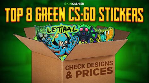 TOP 8 Green CSGO Stickers Check Designs Prices