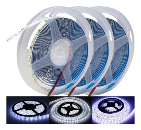Tira Led Ultra Light Ilumina O Branco Frio Blanca Fr A M V