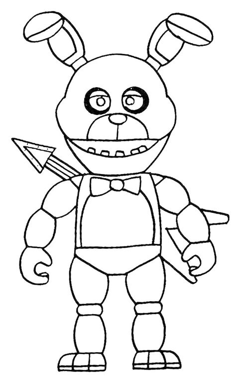 Dibujos De Bonnie Fnaf Para Colorear P Ginas Para Colorear 51504 The
