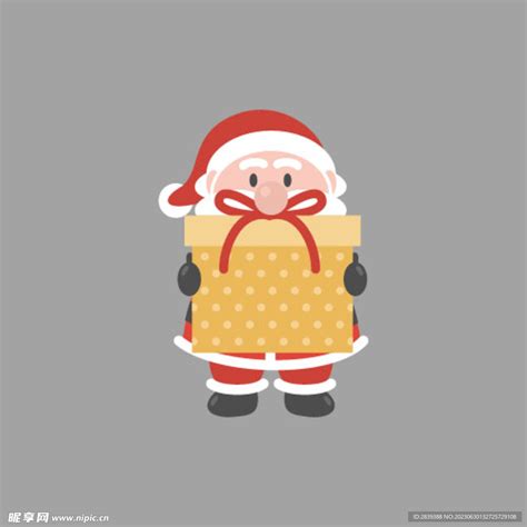 卡通圣诞老人设计图 卡通设计 广告设计 设计图库 昵图网nipic