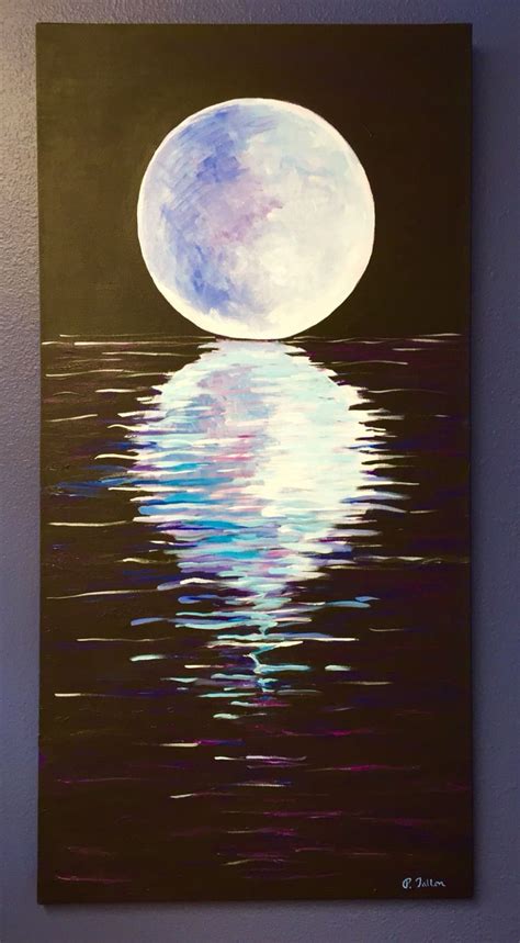 Moon Abstract Painting By Our Originals Reproduction