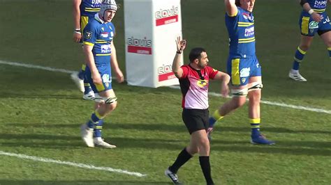 TOP 14 Essai De H THOMPSON STRINGER CAB CA Brive ASM Clermont