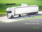 160405 Truck Template 4x3 1 Free PowerPoint Templates