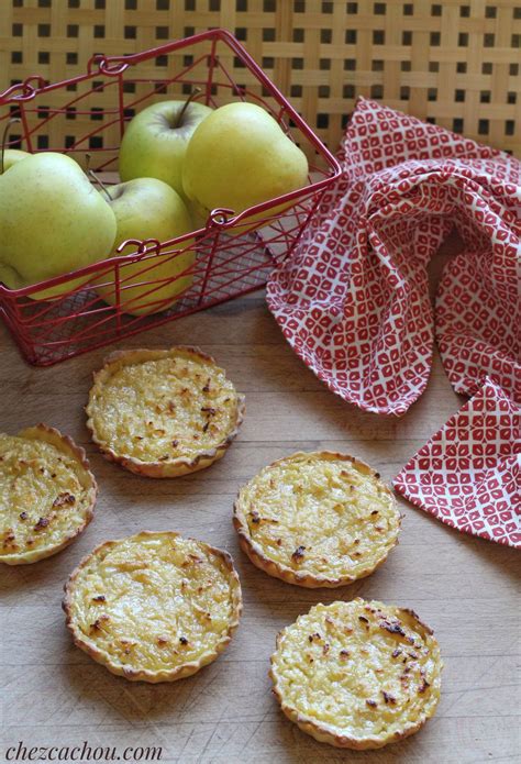 Tartelettes aux pommes râpées ChezCachou