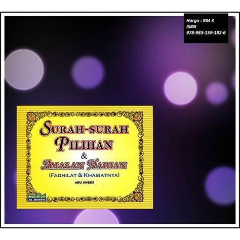 SURAH SURAH PILIHAN AMALAN HARIAN FADHILAT DAN KHASIATNYA Shopee