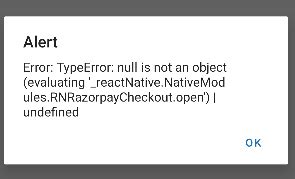 Payment Error TypeError Null Is Not An Object Evaluating