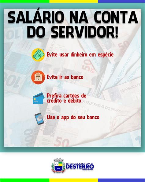 Salário na Conta Prefeitura de Desterro