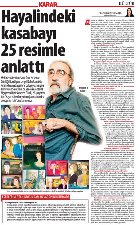 Işıl Çalışkan Gönen on Twitter Mehmet Gürelinin Saint Paul de Vence