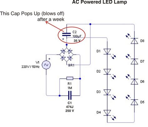 Ac Led Circuit Diagram