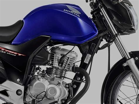 Galeria de fotos Honda CG 160 Start 2023 ganha cor azul veja preço e