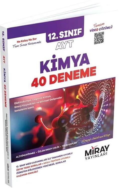 Miray Yay Nlar S N F Ayt Kimya Deneme Video Z Ml Ali Din S