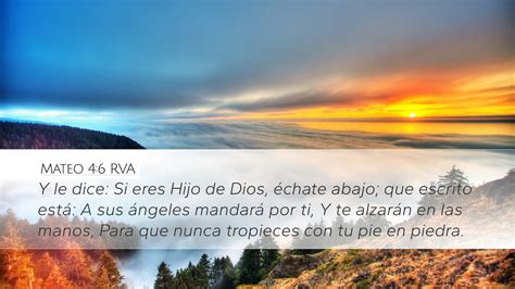 Mateo 4 6 RVA Desktop Wallpaper Y Le Dice Si Eres Hijo De Dios