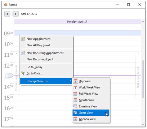 lesson 1 create a simple scheduling application winforms controls devexpress documentation