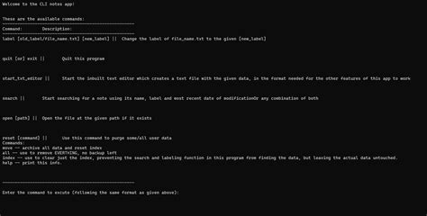 GitHub AdityaaRavi CLI Notes App A Command Line Interface Based