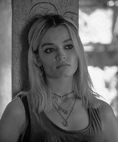 MAEVE WILEY Sex Education Black And White Movie Iconic Women