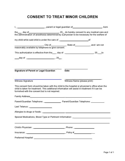 40 Medical Consent Letter NaelaZeineb