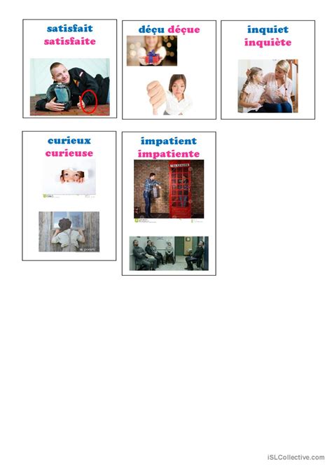 Motions Flashcards Dictionnaire Vis Fran Ais Fle Fiches Pedagogiques