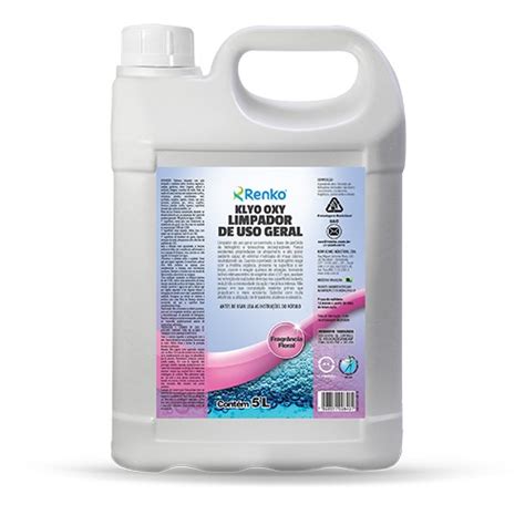 Limpador de uso geral à base de Peróxido Klyo Oxy Fragrância Floral