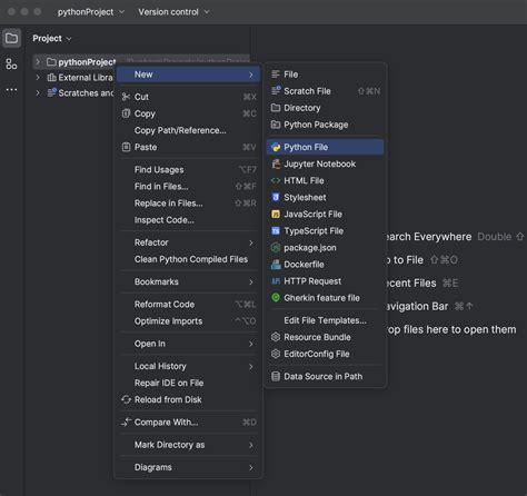 Create And Run Your First Project Pycharm Documentation
