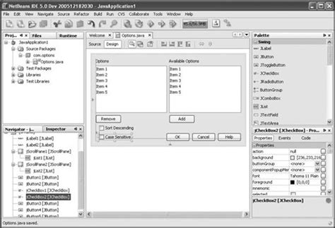 chapter 6 building java graphical user interfaces netbeans ide field guide c developing