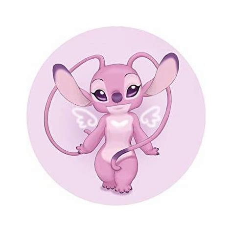 Pre Cut Angel From Lilo Stitch Edible Image Cake Topper Walmart