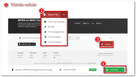 Top 6 Free Ways To Convert MPEG To MOV Online And Offline