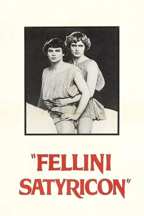 Fellini Satyricon Posters The Movie Database Tmdb