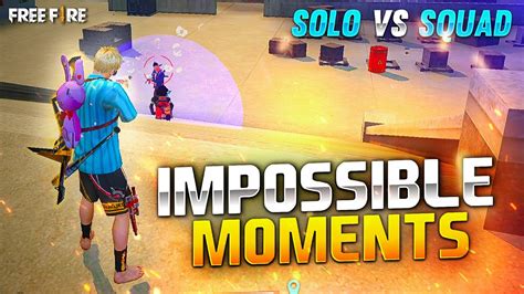 Best Solo Vs Squad Gameplay Must Watch Garena Free Fire YouTube