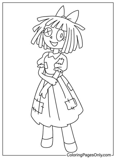 Ragatha Dijital Circus Coloring Pages Free Coloring Pages Free