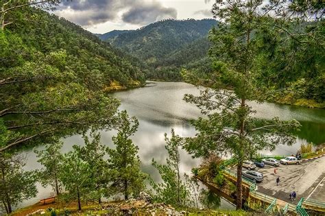 Lake Mountains Nature Landscape Water Sky Clouds Forest