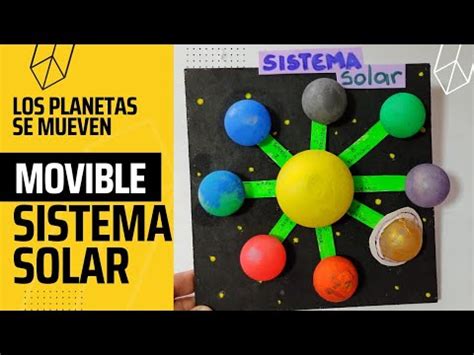 Espectacular Maqueta Del SISTEMA SOLAR MOVIBLE Con Materiales