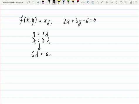 solved use the method of lagrange multipliers to find the extrema of the function f subject to