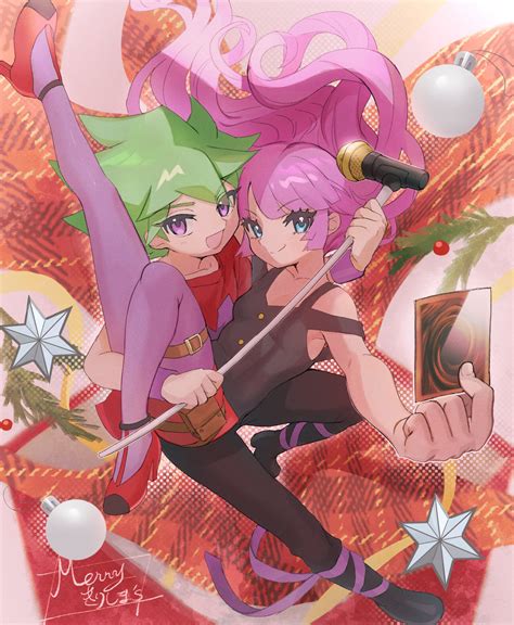 Kirishima Romin And Kirishima Roa Yu Gi Oh And 1 More Drawn By
