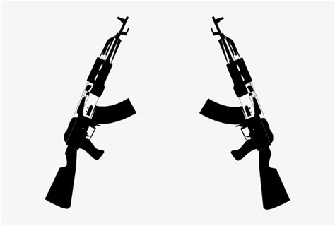 Crossed Gun Clipart Guns Crossed Transparent Background Png Image